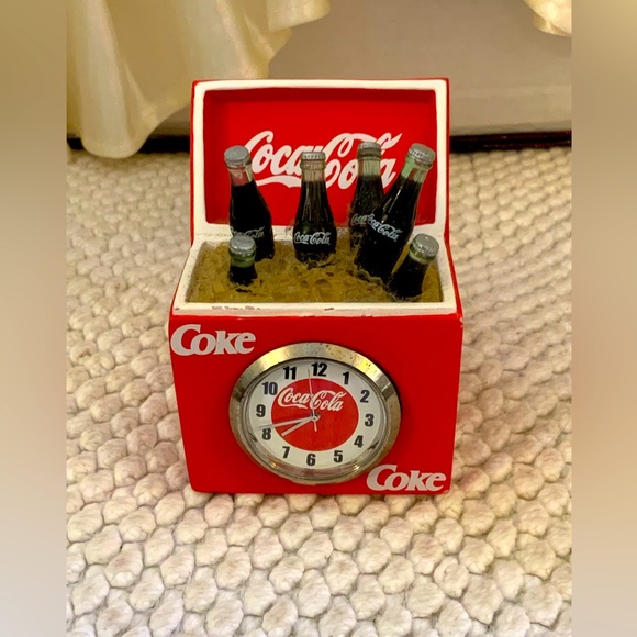 Coca Cola | Accents | Cocacola Mini Clock | Poshmark